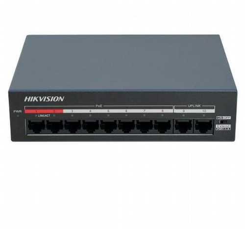 Poe Коммутатор Hikvision DS-XS10-P