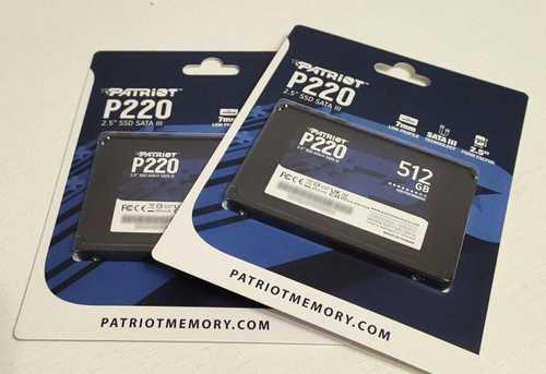 Новый SSD диск на 512GB от Patriot