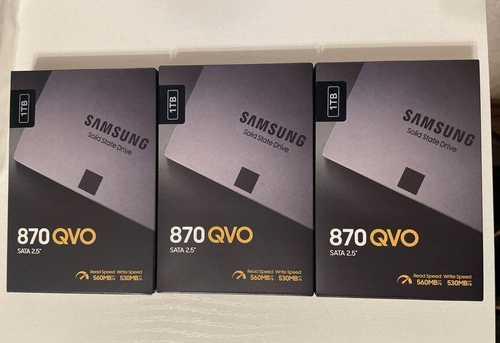 SSD Samsung 870 QVO 2.5" 1 тб запечатан новый