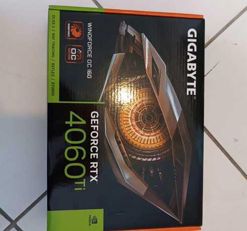 Видеокарта Gigabyte nvidia GeForce RTX 4060TI GV-N