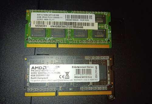 Оперативная память ddr3 8 gb 1600 so dimm