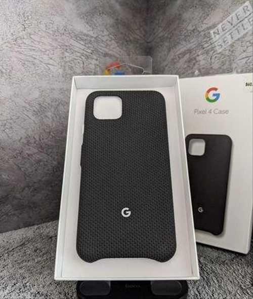 Google Pixel 4, fabric case, black, оригинал,новый