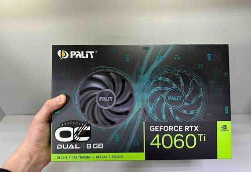 Видеокарта Palit GeForce RTX 4060ti Dual OC 8GB