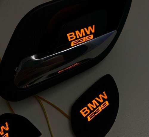 Led подсветка дверных ручек салона BMW 5 E39