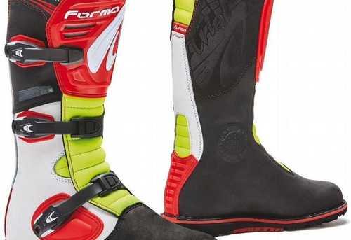 Мотоботы Forma boulder white/RED/yellowfluo 42