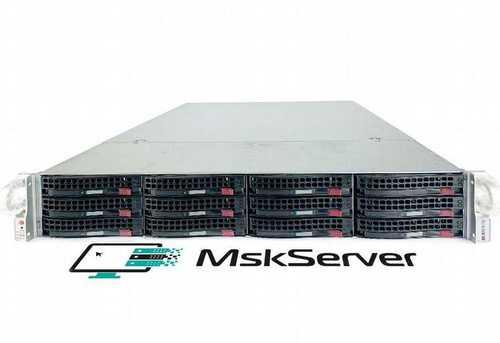 Сервер Supermicro 6028U-trtp+ 2x E5-2699v3 128Gb