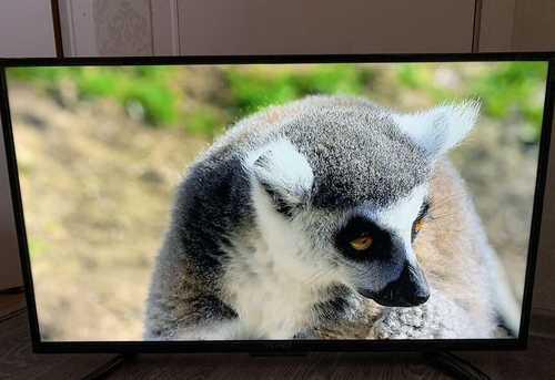 Новый телевизор 100 см Smart,WiFi,каналы без антен