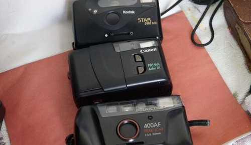 Пленочные фотоаппараты Praktica 400AF, Canon,Kodak
