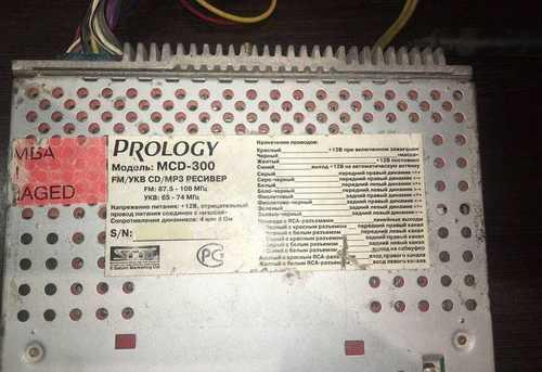 Автомагнитола Prology MCD-300 на запчасти