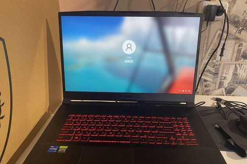 17.3" Ноутбук игровой MSI GF76 Katana