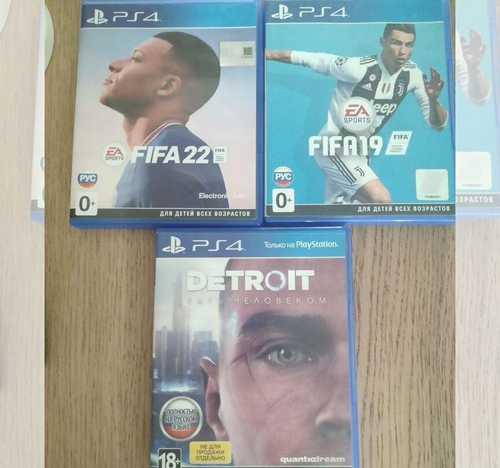 FIFA 22, FIFA 19, detroit для PS4