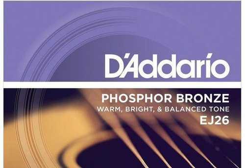 Струны для акустической гитары D'Addario EJ26