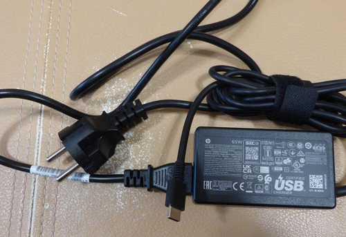 Блок Питания 65W USB-C HP L65505 L67440 TPN-DA20