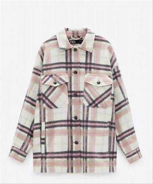 Куртка рубашка женская zara