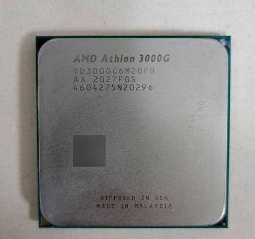 Процессор Amd athlon 3000g