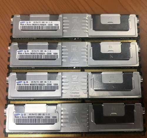 Samsung ddr2 FB-Dimm 16Gb (4x4шт)