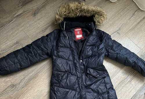 Продам зимнее пальто для девочки Reima размер 152