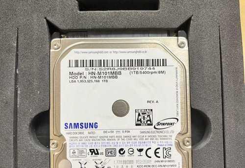 Жесткий диск 2,5" SATA II Samsung объем 1 TB (5400