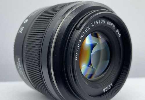 Panasonic 25mm f/1.4 asph Lumix G Leica DG