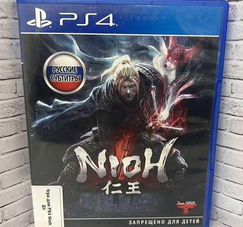 Игра для PS4 Nioh