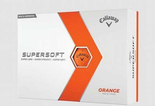 Мячи для гольфа Callaway SuperSoft, оранжевые