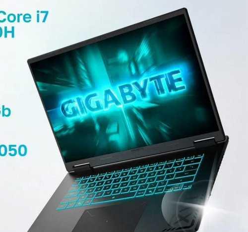 16" GIGABYTE GAMING A16 GA6H, Core i7, RAM 16ГБ, 1024 ГБ, GeForce RTX 5050 8 ГБ