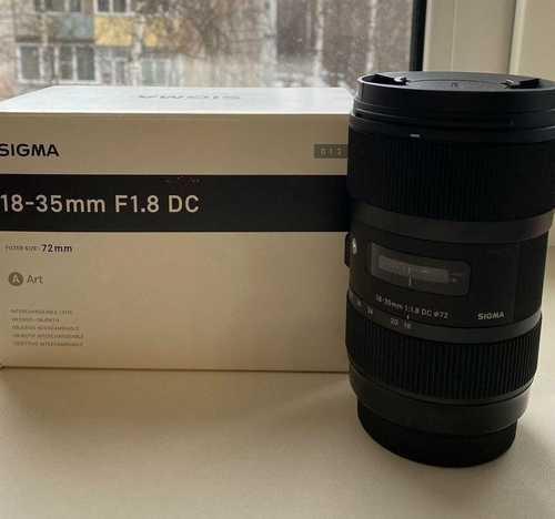 Sigma AF 18-35mm f/1.8 DC HSM Art Canon EF-S