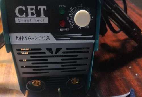 Сварочный аппарат сет мма-200а