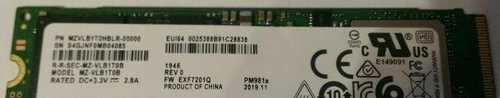 SSD NVMe Samsung PM981a 1 Тб