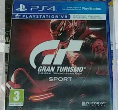 Grand turismo sport ps4 диск