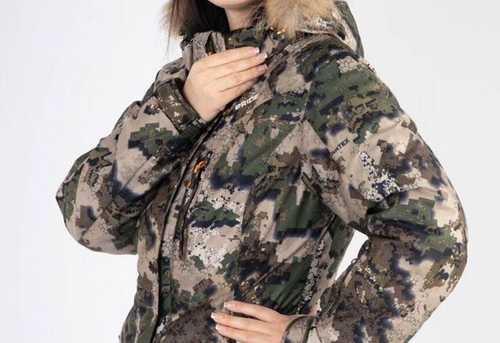 Куртка женская зимняя для охоты Кобра Новатекс