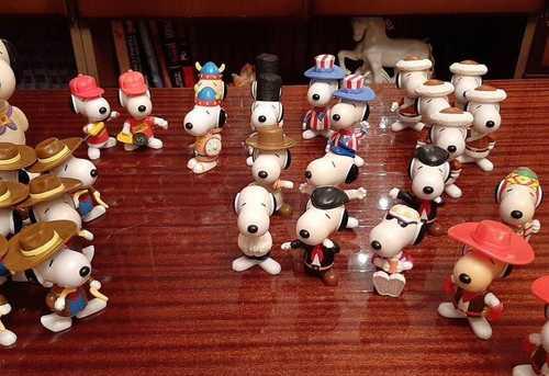 Макдоналдс игрушки Snoopy Happy Meal Снупи 1999