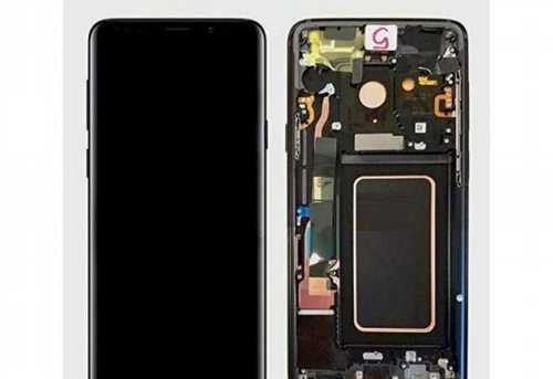 Дисплей Samsung G960F Galaxy S9 в рамке (черный)