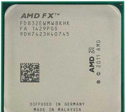 Процессор AM3+ FX8320E 8/8 + охлаждение