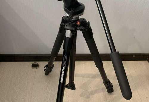 Штатив Manfrotto 190XB, пистолет рукоятка jjc