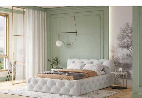 Кровать Фиори 160 Barhat White
