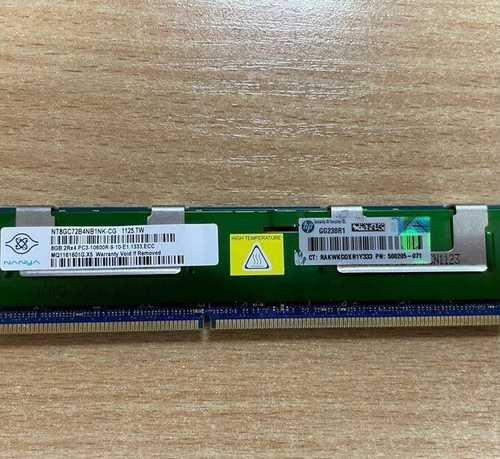 Оперативная память Nanya DDR3 ECC REG 8Gb 1333