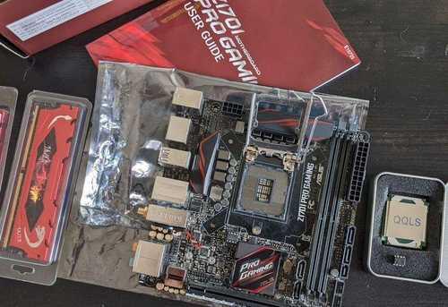 Комплект 1151 - z170i pro gaming, qqls, 32gb ddr4