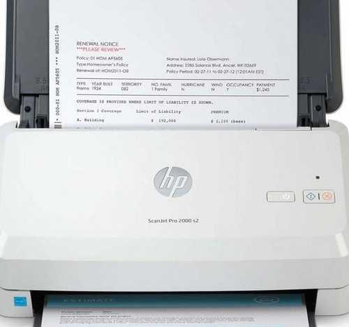 Сканер HP ScanJet Pro 2000 s2 белый