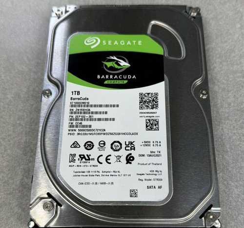 Жесткий диск Seagate Barracuda ST1000DM010