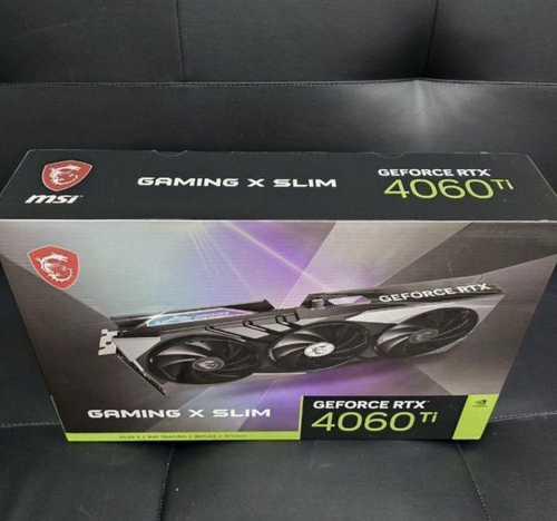 Видеокарта MSI GeForce RTX 4060 Ti gaming X slim 8