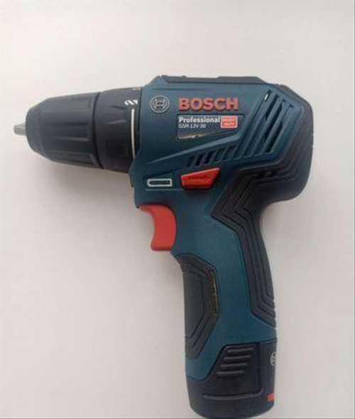 Аккумуляторная дрель шуруповерт bosch GSR 12-30