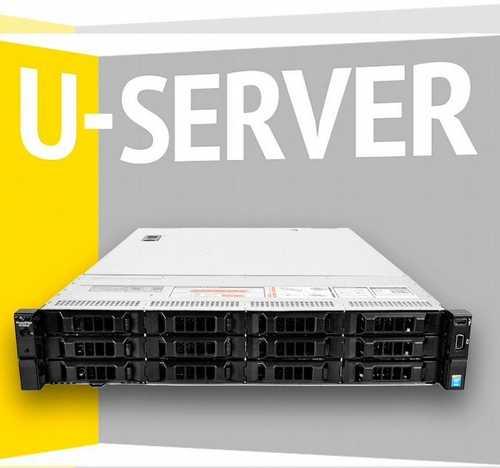 Сервер для 1С Dell R730XD 12LFF 2*2697Av4 128G H730pm 2*750W 2с EMC PowerEdge R730XD 2U Б/У