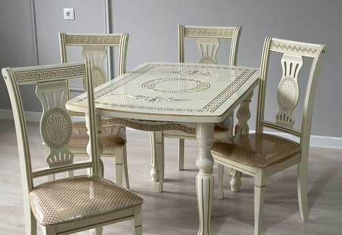 Стол «Версаче» Квадрат / Кухонный стол стулья