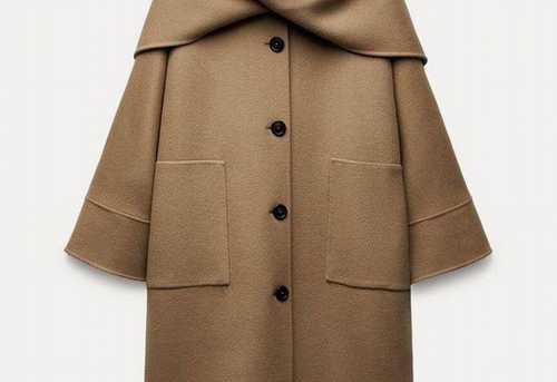 Пальто женское 100 шерсть Zara (Зара)