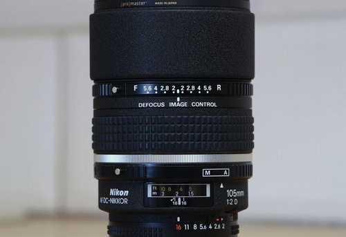 Nikon 105mm f/2D AF DC-Nikkor + UV фильтр
