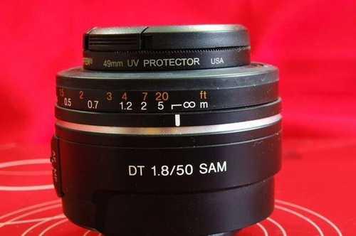 Объектив Sony DT 1,8 /50 SAM с фильтром