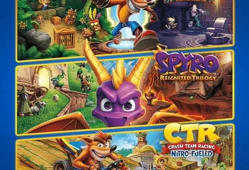 Crash + Spyro Triple Play Bundle PS4 PS5