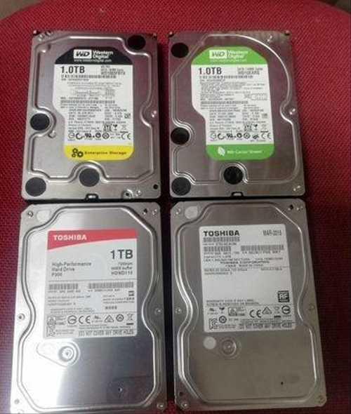 Жесткий диск SATA 1Tb HDD разные