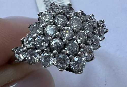 Серебряное кольцо 925 цирконий новые украшения